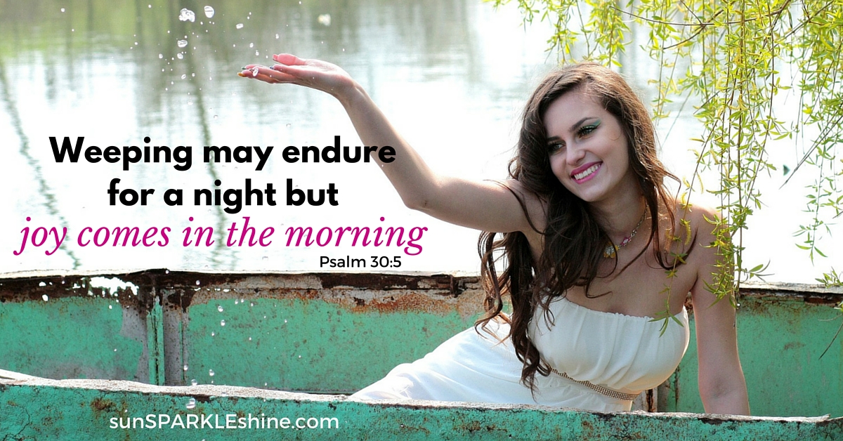 Joy in the Morning - When grief tries to steal your sparkle ...
